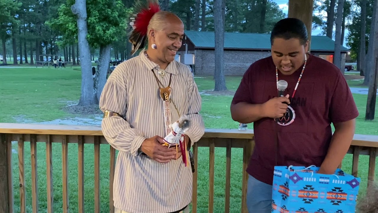 Lumbee Cultural Youth Coordinator Mr Reggie Brewer is Honored by ...