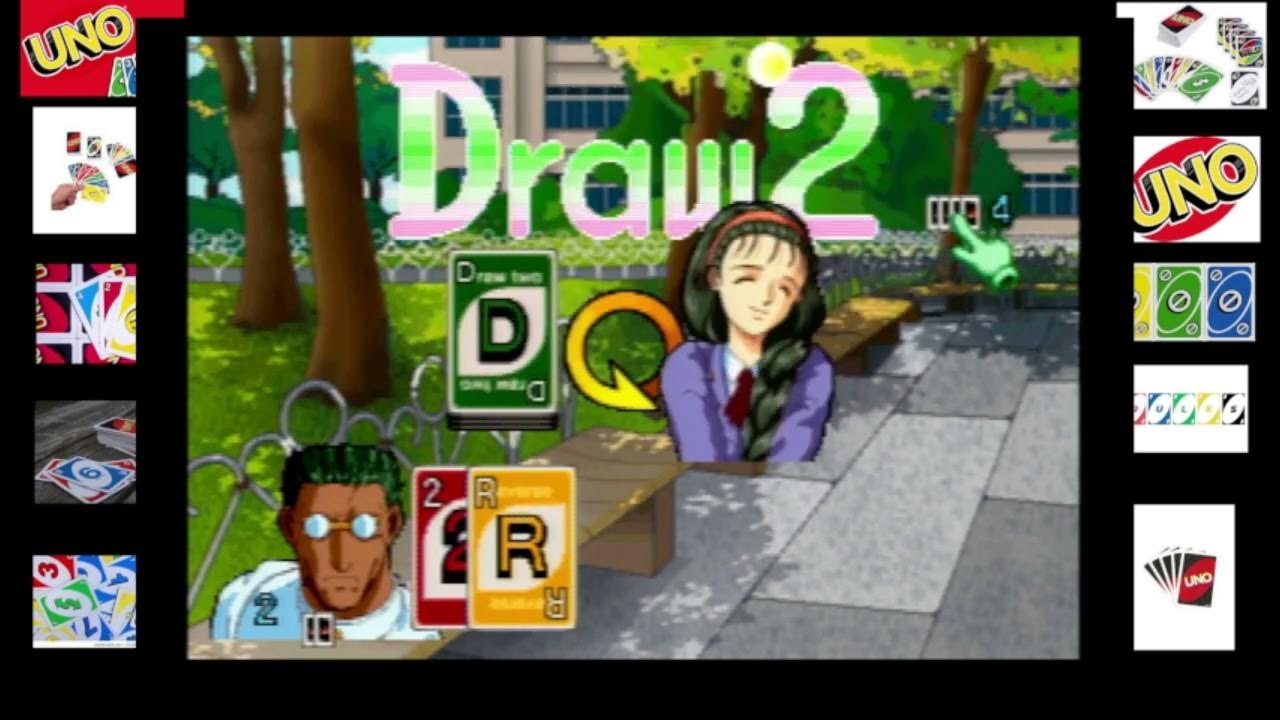 Uno DX 2 Player 1 Round Game - YouTube