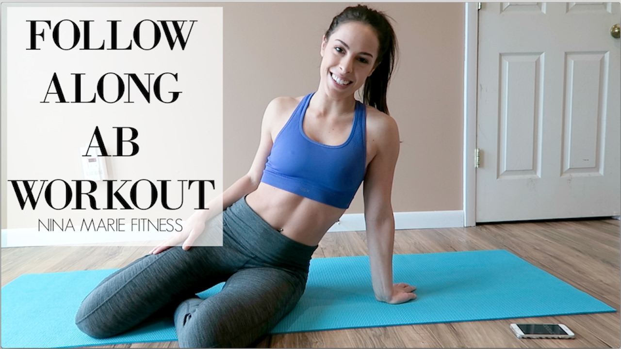 FOLLOW ALONG AB WORKOUT | Six Pack Ab Workout - YouTube