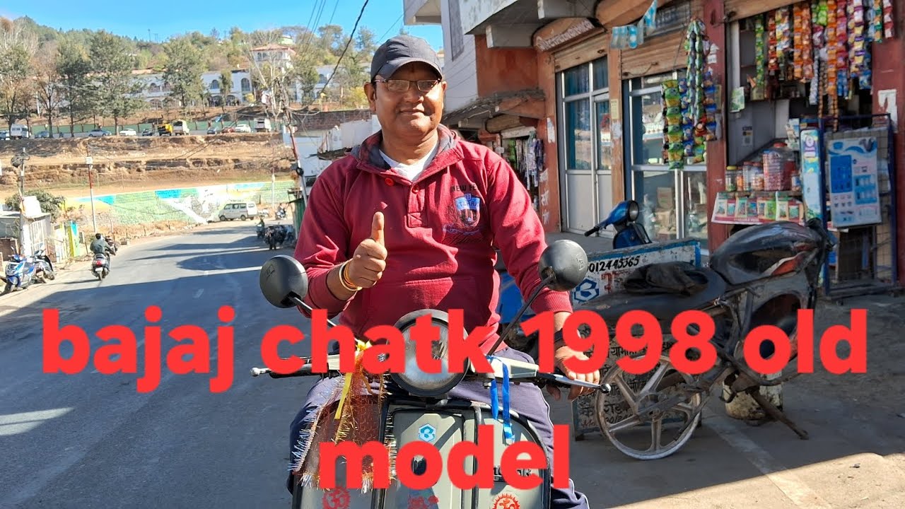 Bajaj chatak old model 1998 - YouTube