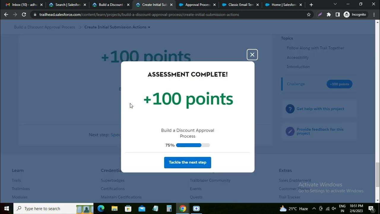 Create Initial Submission Actions | Build a Discount Approval Process - YouTube