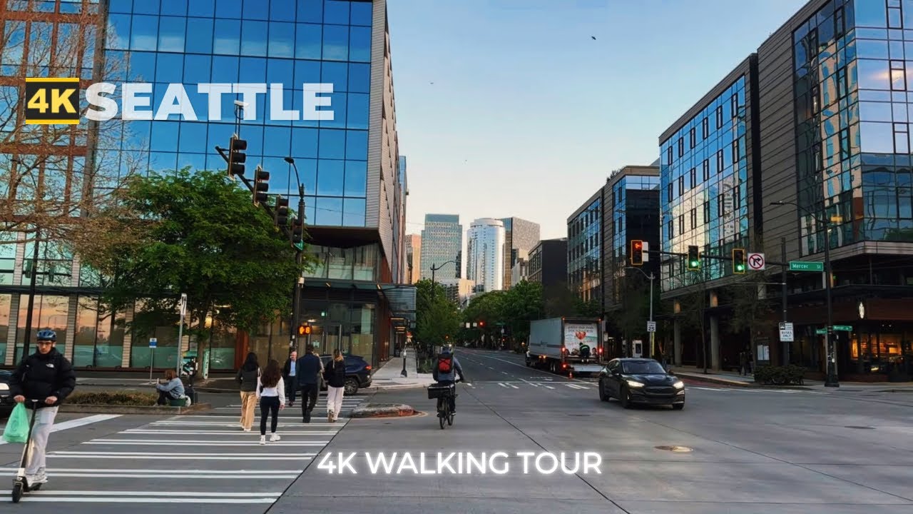 [4k] SEATTLE Walk : Lake Union to the Space Needle - YouTube