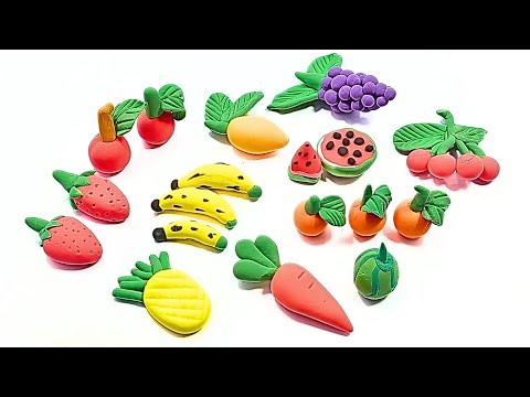 DIY How to Make Polymer Clay Miniature Polymer Clay Fruits - YouTube