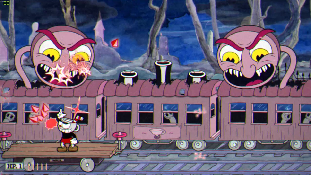 CUPHEAD:oh no is the hype train lol Part 4 - YouTube