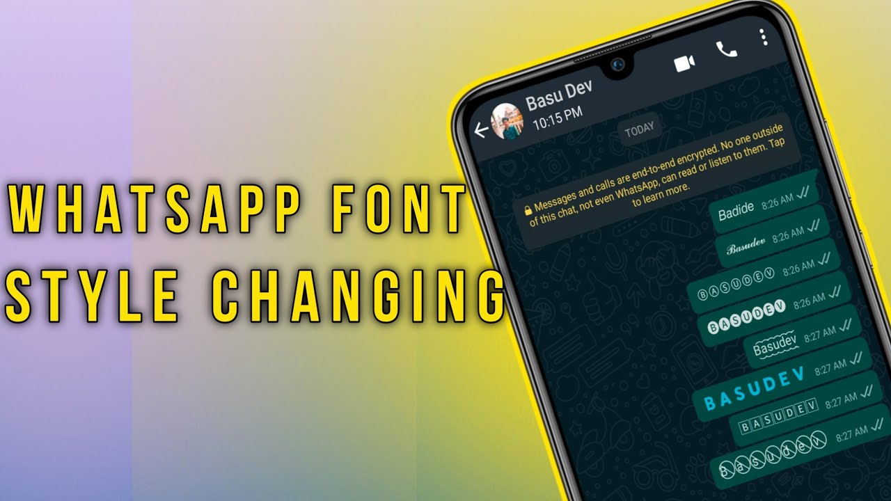 How to WhatsApp font style changing and chat WhatsApp Messenger 🔥 ...