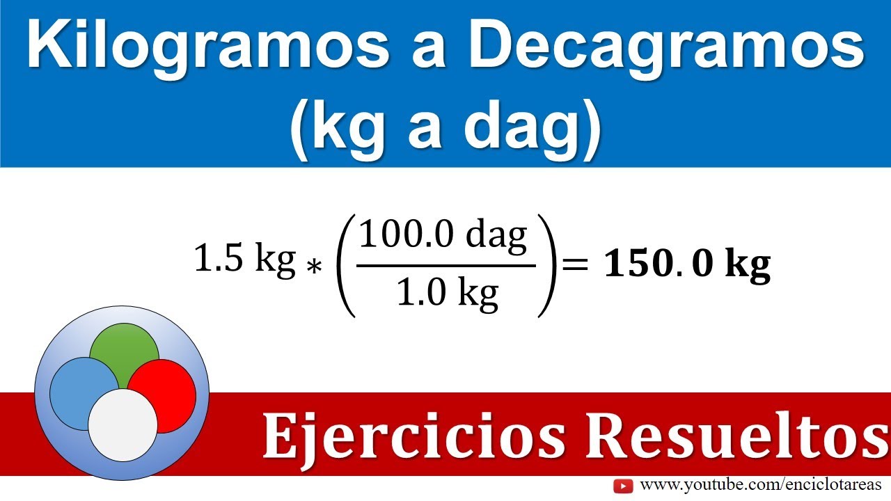 Kilogramos A Decagramos kg A Dag Parte 1 YouTube