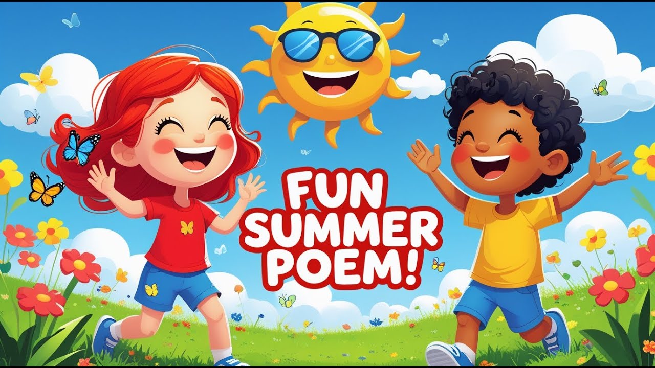 Summer Kids Poem Animation | Fun Rhyming Song for Children - YouTube