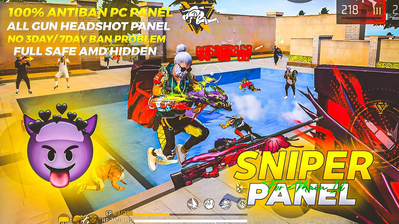 FF NEW PC 💻 PANEL FOR FREE AIMBOT FREE FIRE 🎯 SNIPER AIMBOT 100% ...