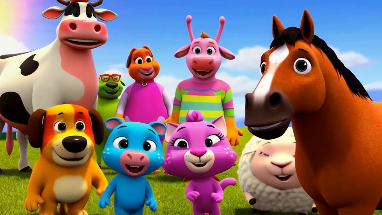 Enjoyable Animal Friends Song with Lyrics | Sing Along and Learn - YouTube