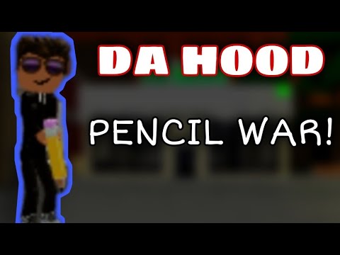 PENCIL WAR IN DA HOOD! |Da Hood Funny Moments - YouTube