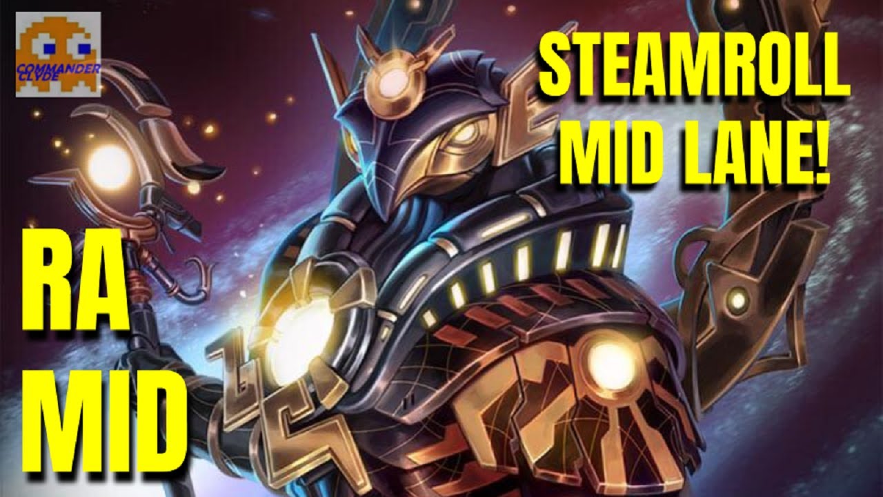 HOW TO STEAMROLL THE MID LANE | SMITE Conquest - Ra Mid - YouTube