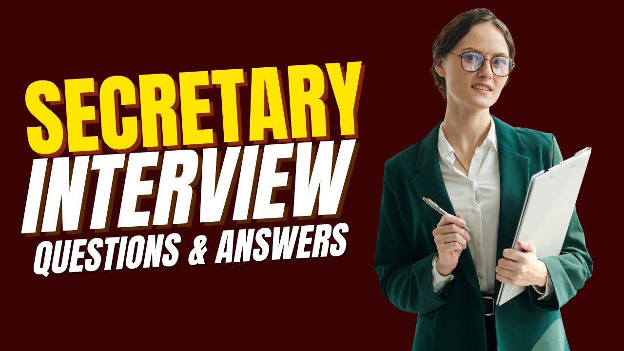 Secretary Interview Questions and Answers | Secretary Interview ...