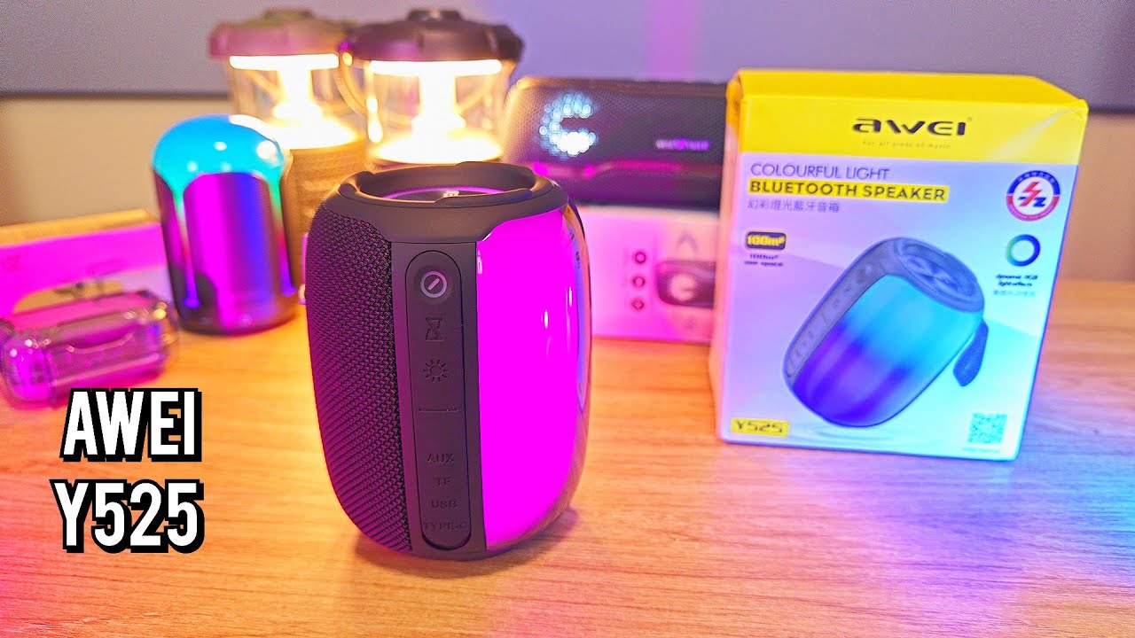 Awei Y525 - Soundtest "CHEAP & RGB LEDS!" - YouTube