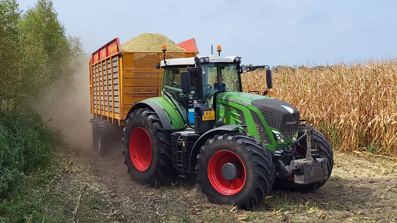 Mais silage 2022 | Claas Jaguar 950 + Fendt | Kuunders Deurne - YouTube