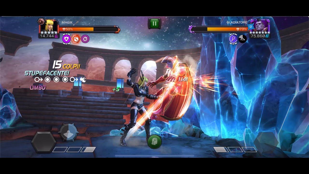 MCOC | Gladiator cheese solo with non-ascended Magik | Best mystic ...