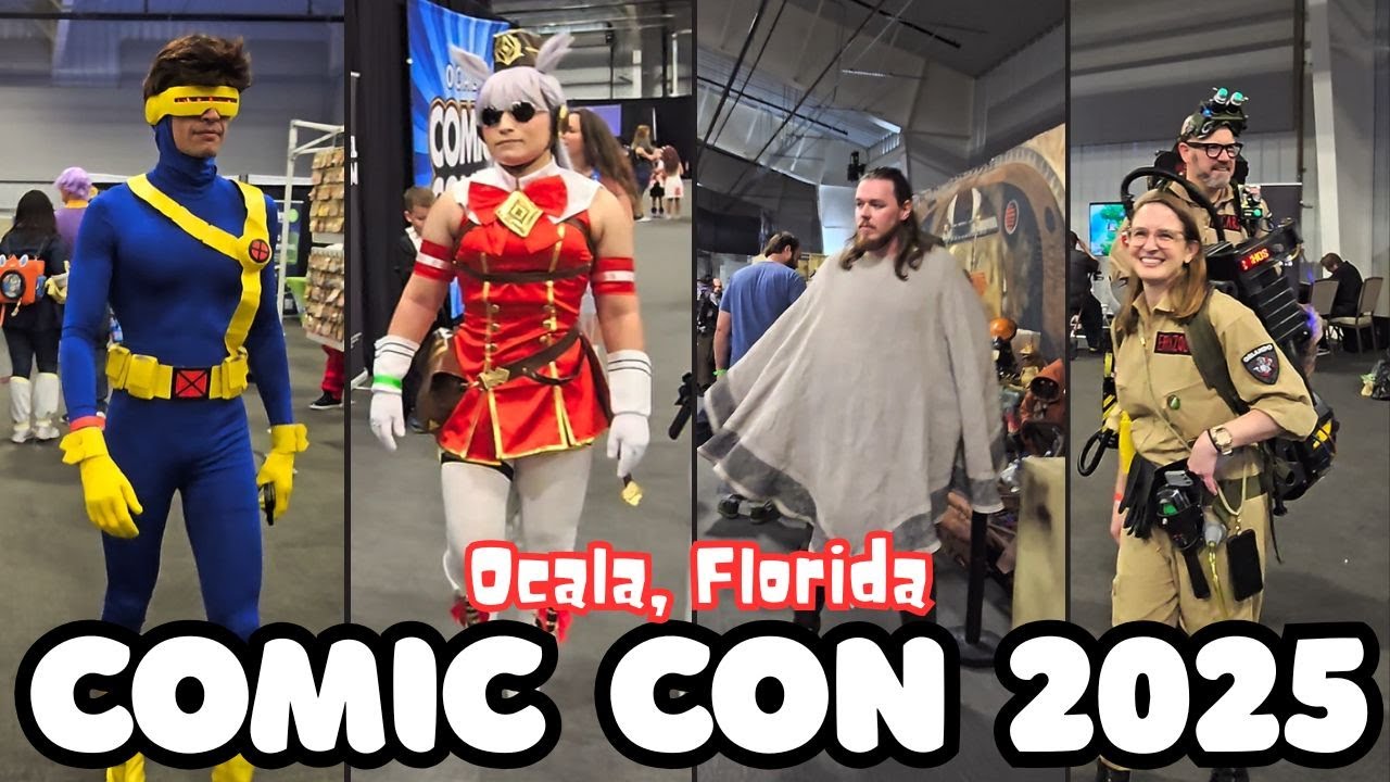 COSPLAYERS UNLEASHED! OCALA, FL COMIC CON 2025 - YouTube