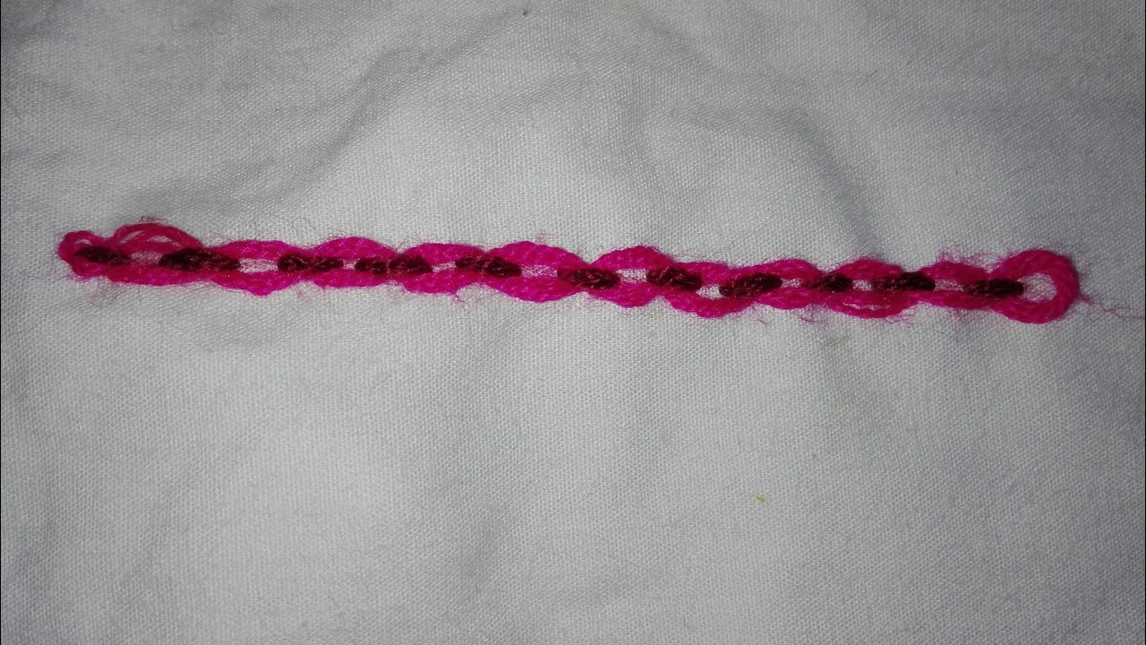 Basic hand embroidery :hand embroidery broder design - YouTube