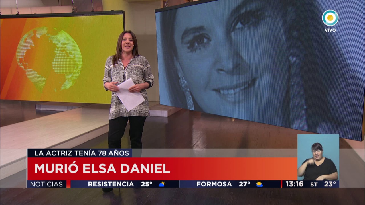 TV Pública Noticias - Murió Elsa Daniel - YouTube