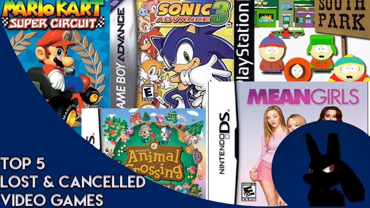 5 Cancelled and Lost Video Games - YouTube