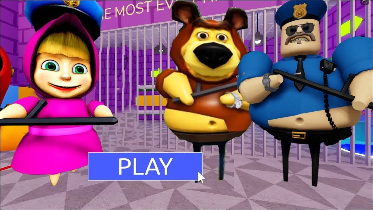 Who will win CRAZY NEW RUSSIAN GIRL Vs BARRY PRISON OBBY ESCAPE OFFICER ...