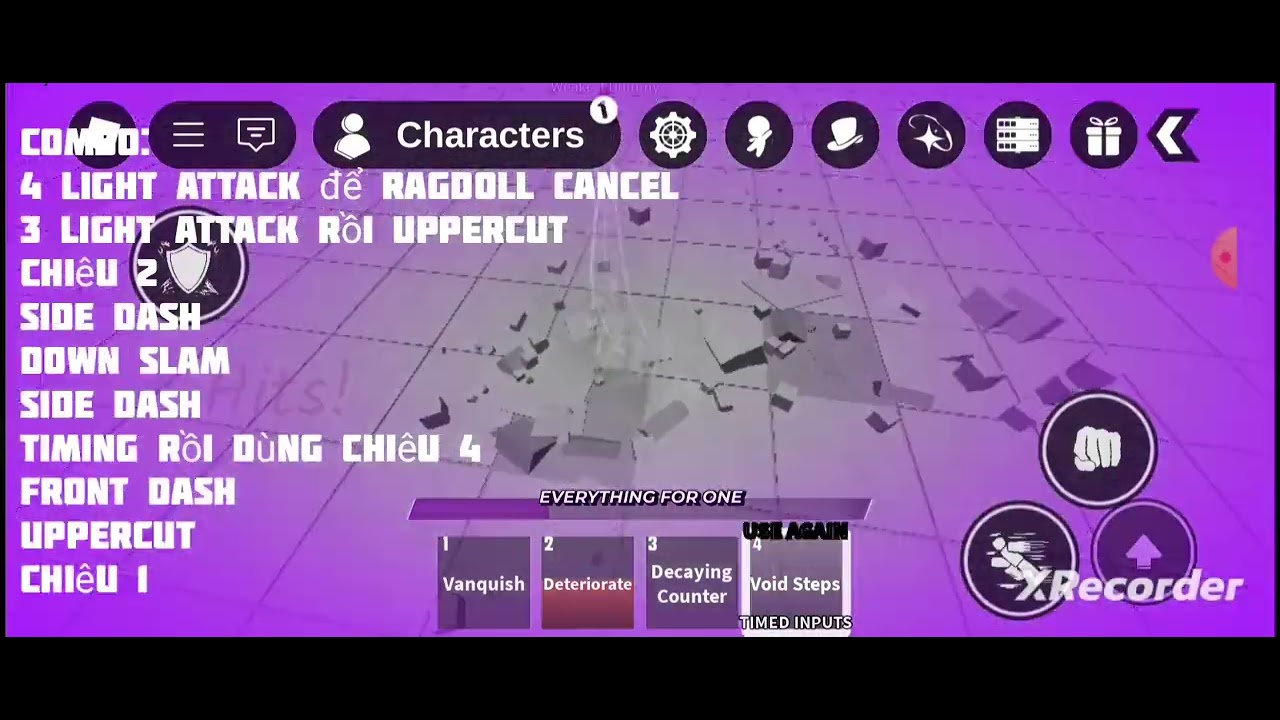 One shot Simbol of fear combo|Roblox heroes battle grounds - YouTube