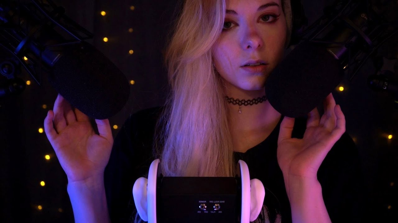 ASMR | ear to ear Breathing & Ear Massage - rain, no talking - YouTube
