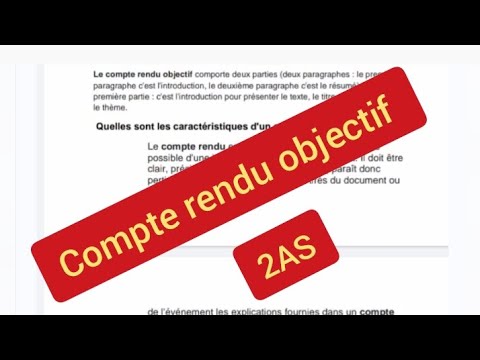 🔴 الثانية ثانوي: ( الوضعية الادماجية) كيفاش نكتب الcompte rendu ...