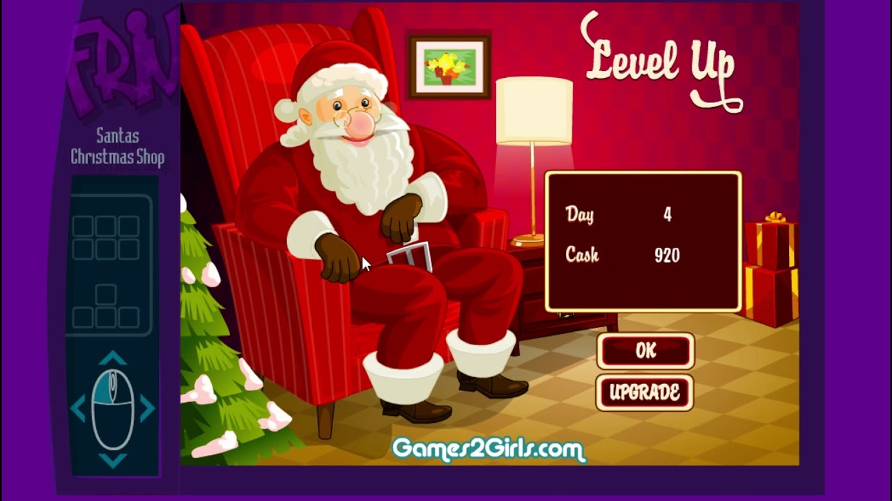 JUEGOS FRIV - Santa Christmas Shop (Tienda de navidad santa) - YouTube