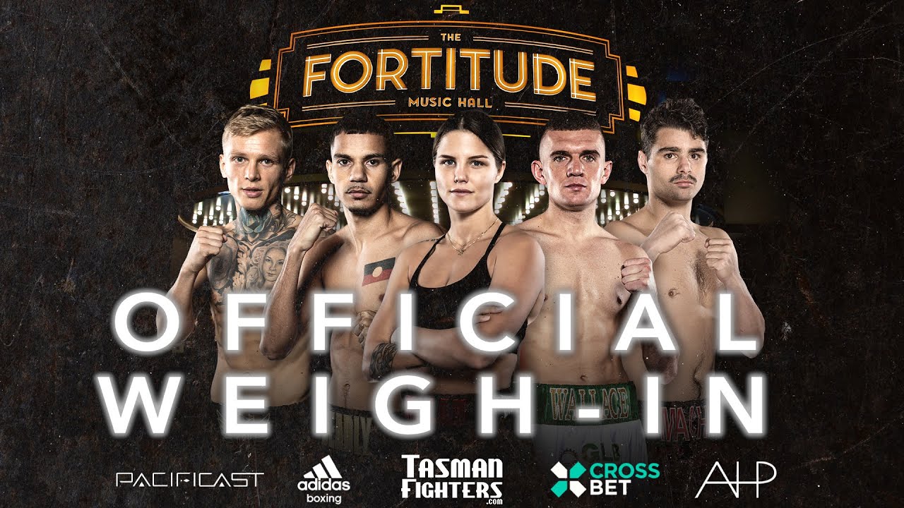 November Reign Live Weigh-in | Tasman Fighters - YouTube
