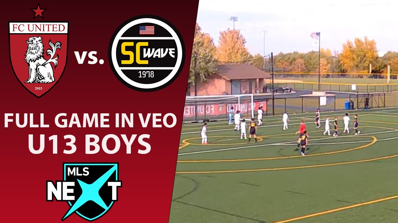FC United vs SC Wave- U13 MLS Next Full Game [Oct 23 2022] - YouTube