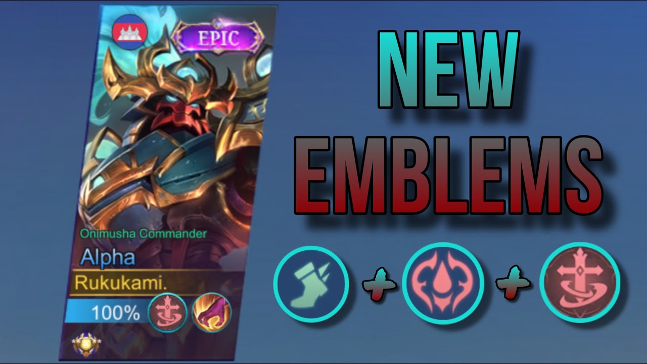 ALPHA | NEW EMBLEMS | JUNGLE PHYSICAL BUILD - YouTube