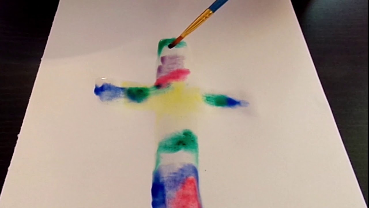 Quick Watercolor Cross - YouTube