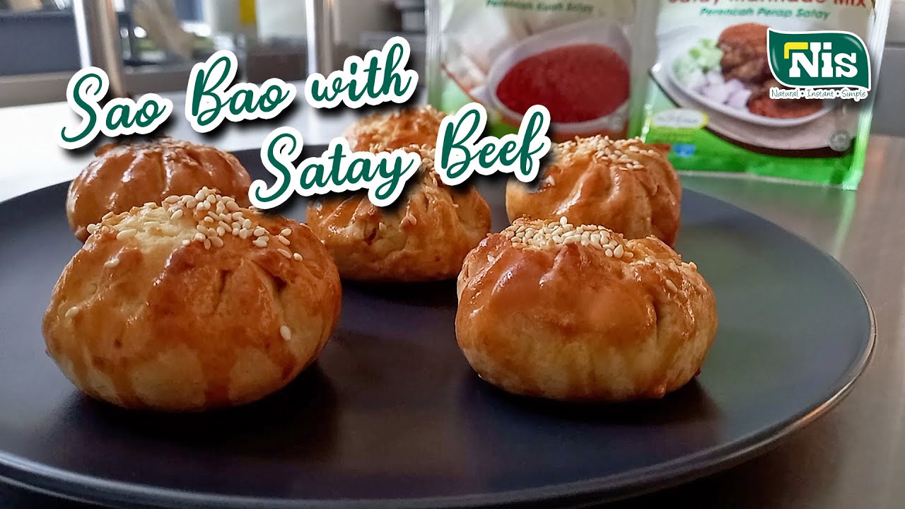 RECIPE OF THE DAY : SAO BAO WITH SATAY BEEF FILLINGS - YouTube