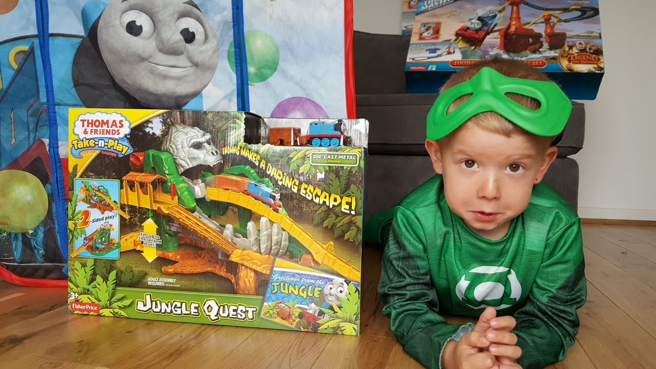 Thomas And Friends Jungle Quest Play Set Giant Thomas Tent Family fun ...