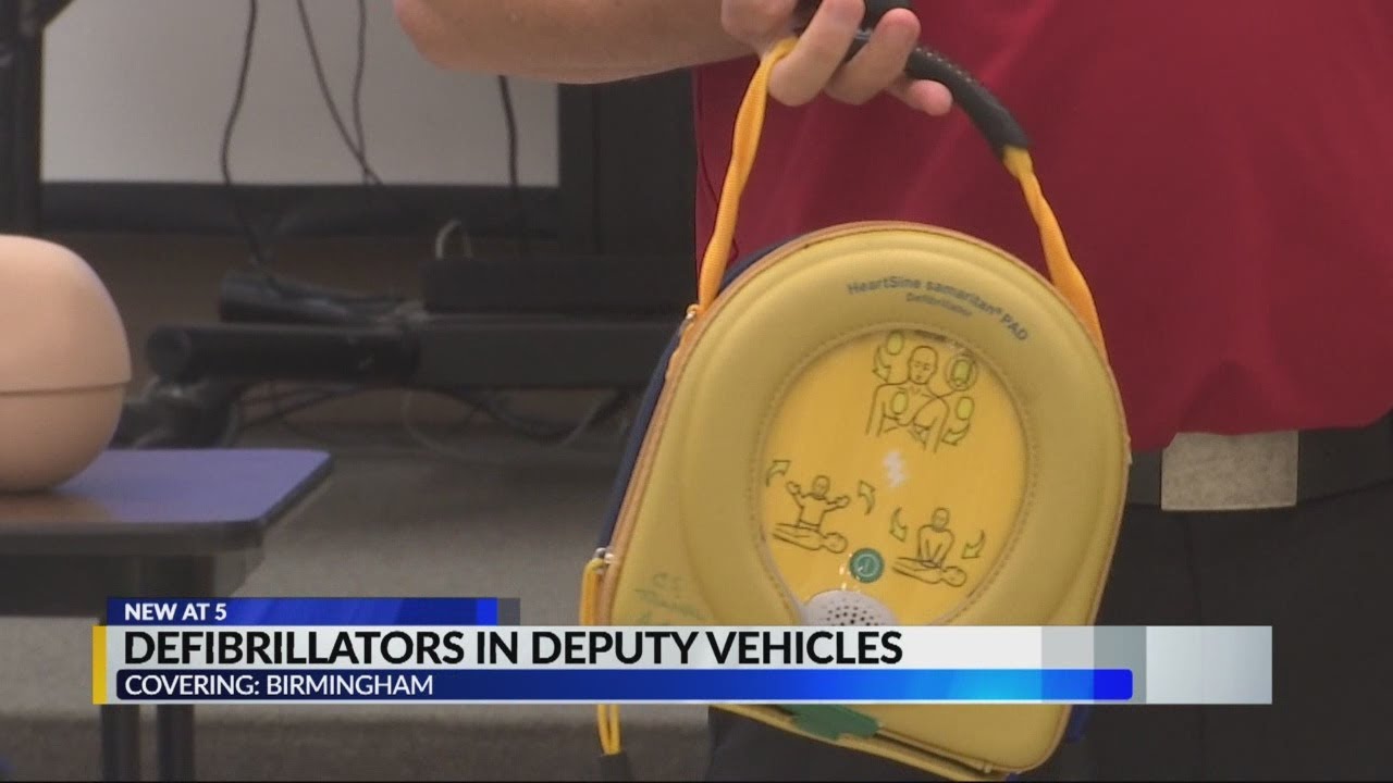 Defibrillators in deputy vehicles - YouTube