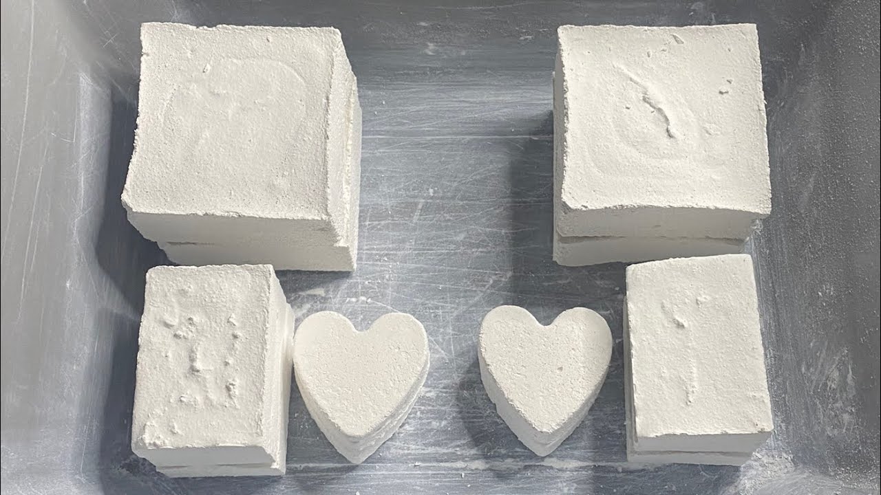 Homemade Chalk Blocks & Hearts🤍 - YouTube