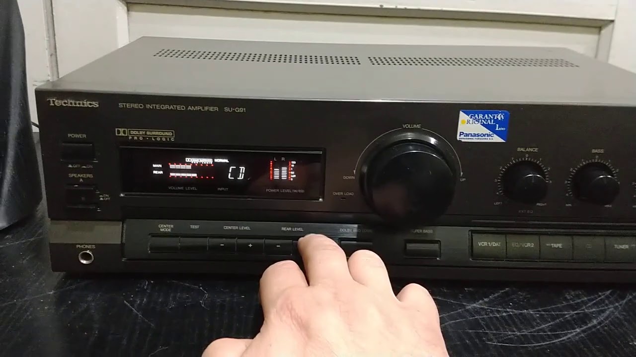 AMPLIFICADOR TECHNICS SU-G91 1167516793 - YouTube