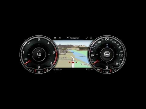 2017 Yeni VW Passat Dijitan Gösterge Tablosu /Detay Videosu