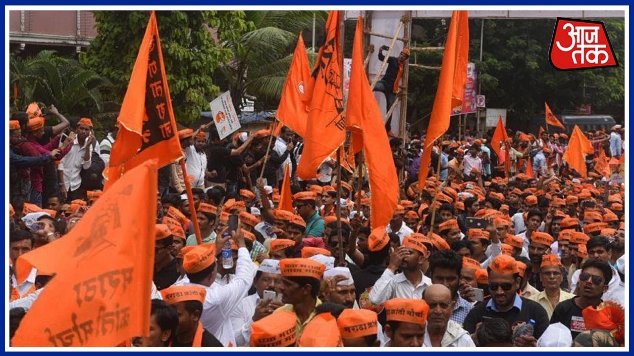 Maratha Kranti Morcha Holds Silent Protest March In Mumbai - YouTube