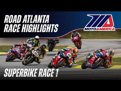 Quad Lock Superbike Race 1 at Road Atlanta 2026 - HIGHLIGHTS | MotoAmerica