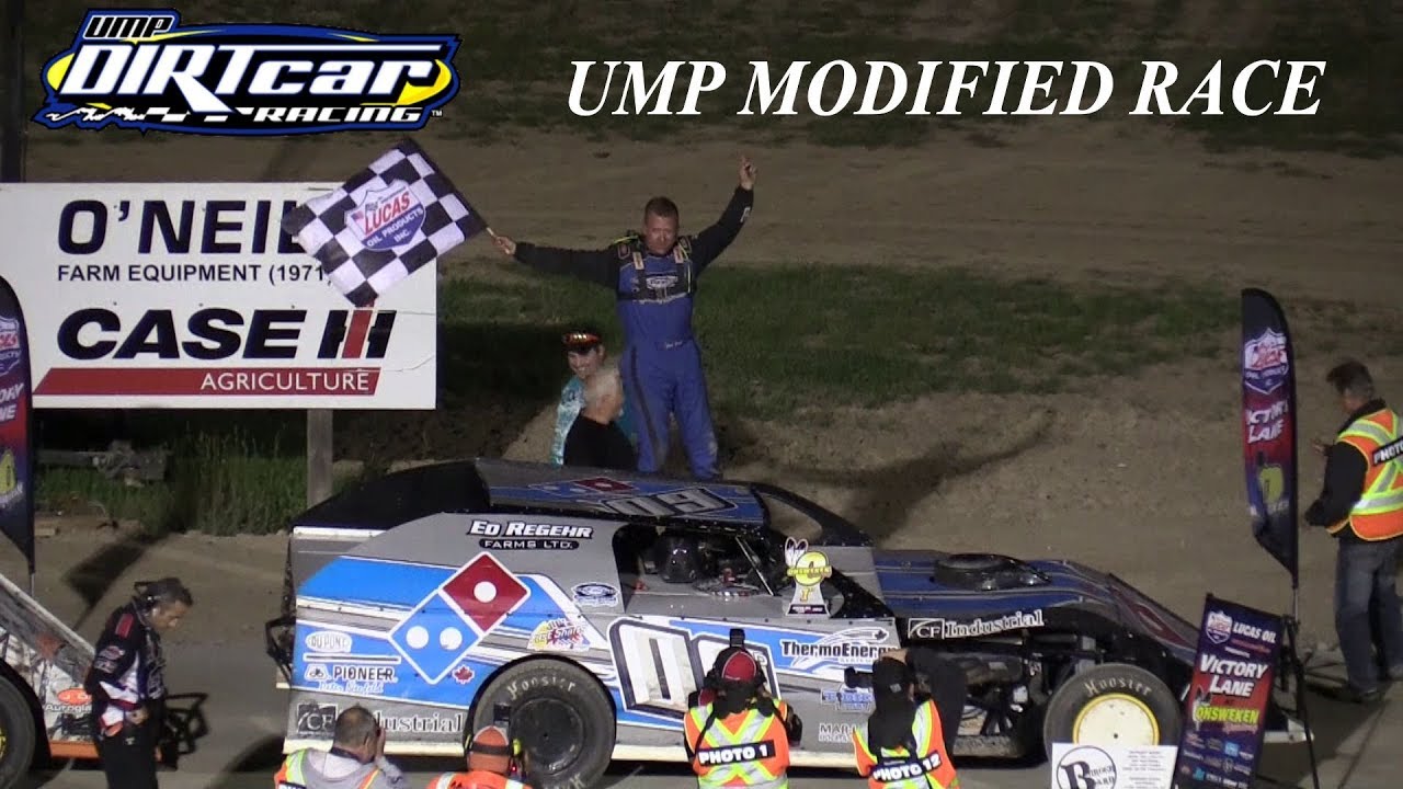 DIRT UMP Modified Race July 24/17 Ohsweken Speedway - YouTube