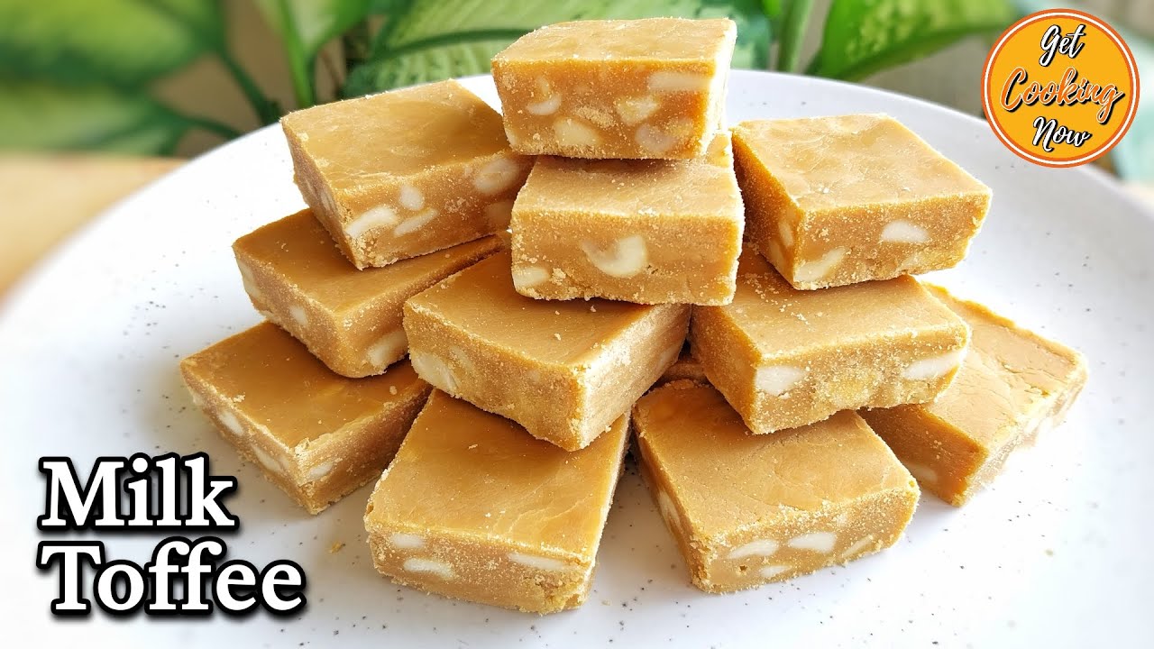 Milk Toffee Recipe | How to Make Milk Toffee at home | Christmas Sweets ...