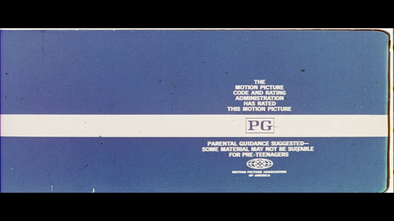 MPAA Rating Card (PG, 1979) - YouTube