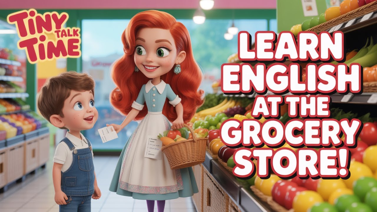 English Conversation at the Grocery Store 🛒 | Easy Daily Phrases for ...