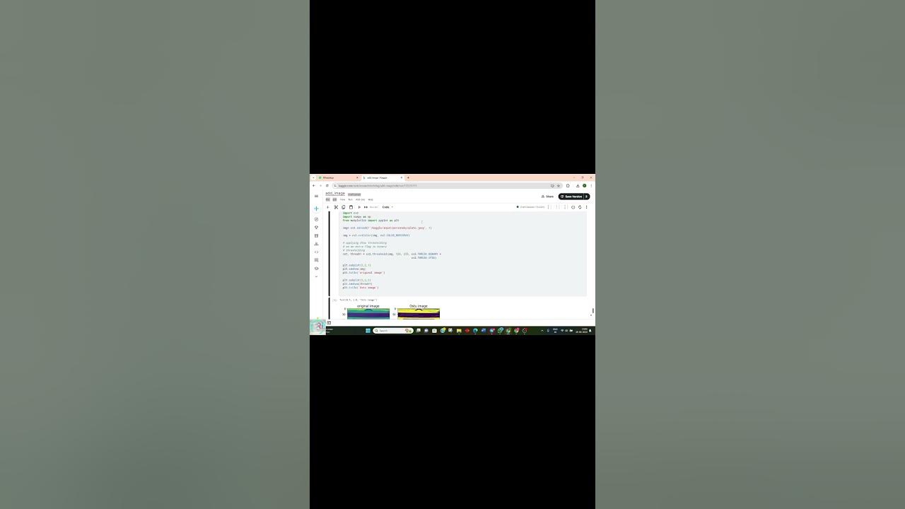 Osto thresholding method| opencv basics - YouTube