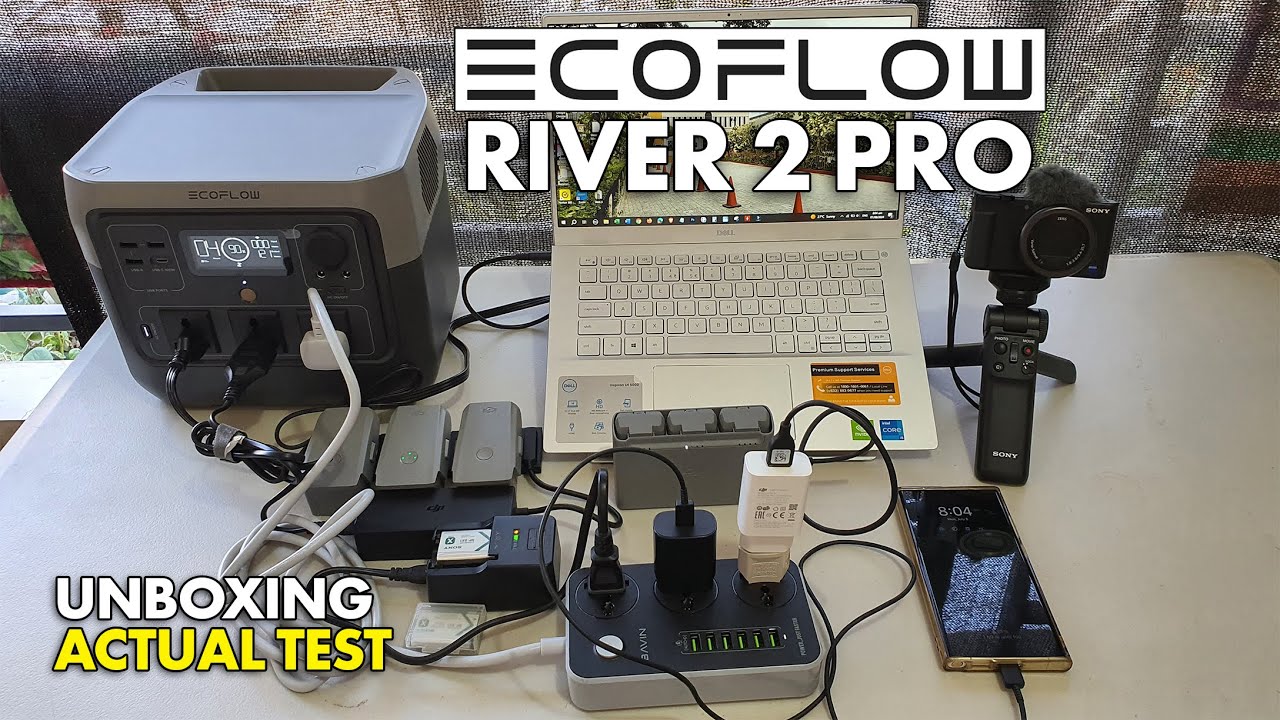 EcoFlow RIVER 2 Pro Unboxing and Actual Test - YouTube