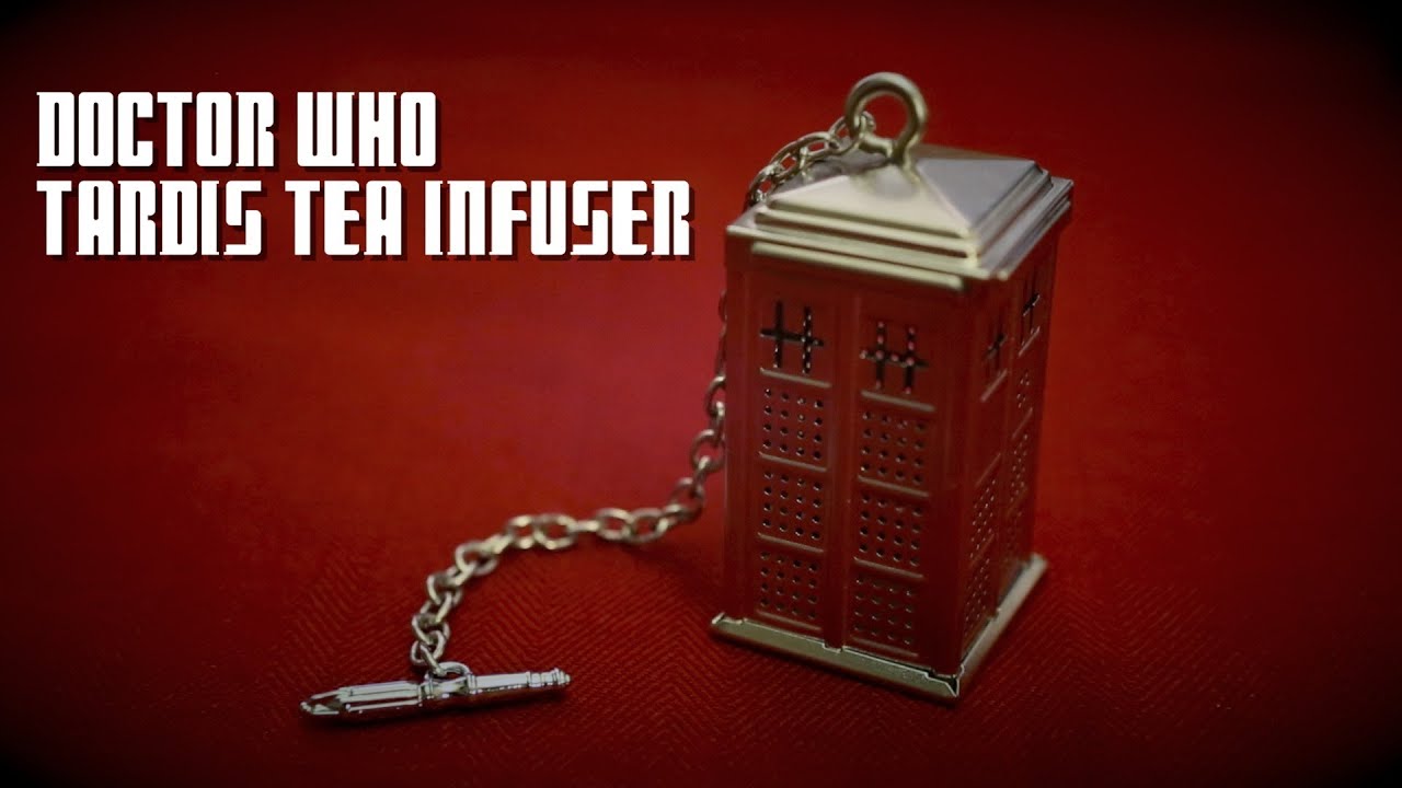 Doctor Who TARDIS Tea Infuser from ThinkGeek - YouTube