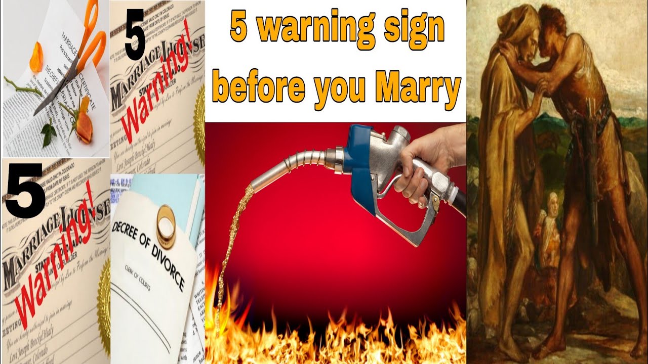 Five warning signs before you Marry - YouTube