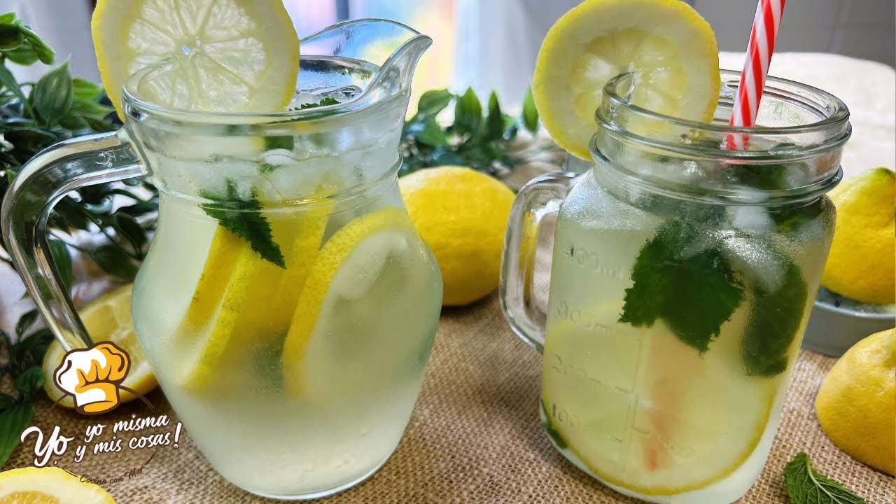 🍋 Limonada Casera 🍋 - La Receta Mas Fácil y Rápida de preparar - YouTube