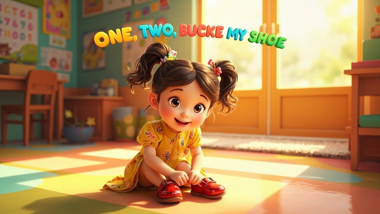 One, Two, Buckle My Shoe | Fun Counting Rhyme for Kids | Learn Numbers ...